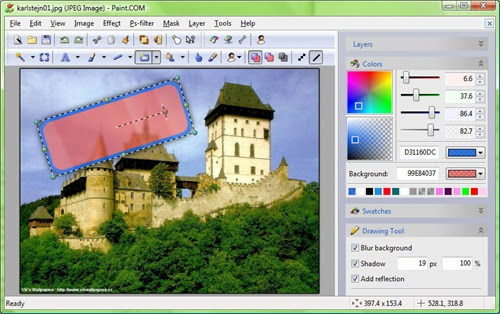 RealWorld Paint.COM is a powerful new image editor
